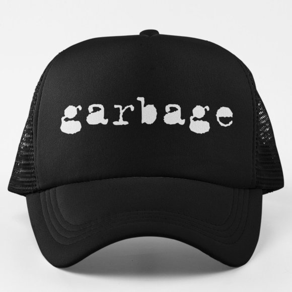 Accessories | New Garbage 1st Album Wordmark Logo Foam Trucker Mesh ...